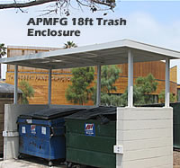 Trash Enclosure metal